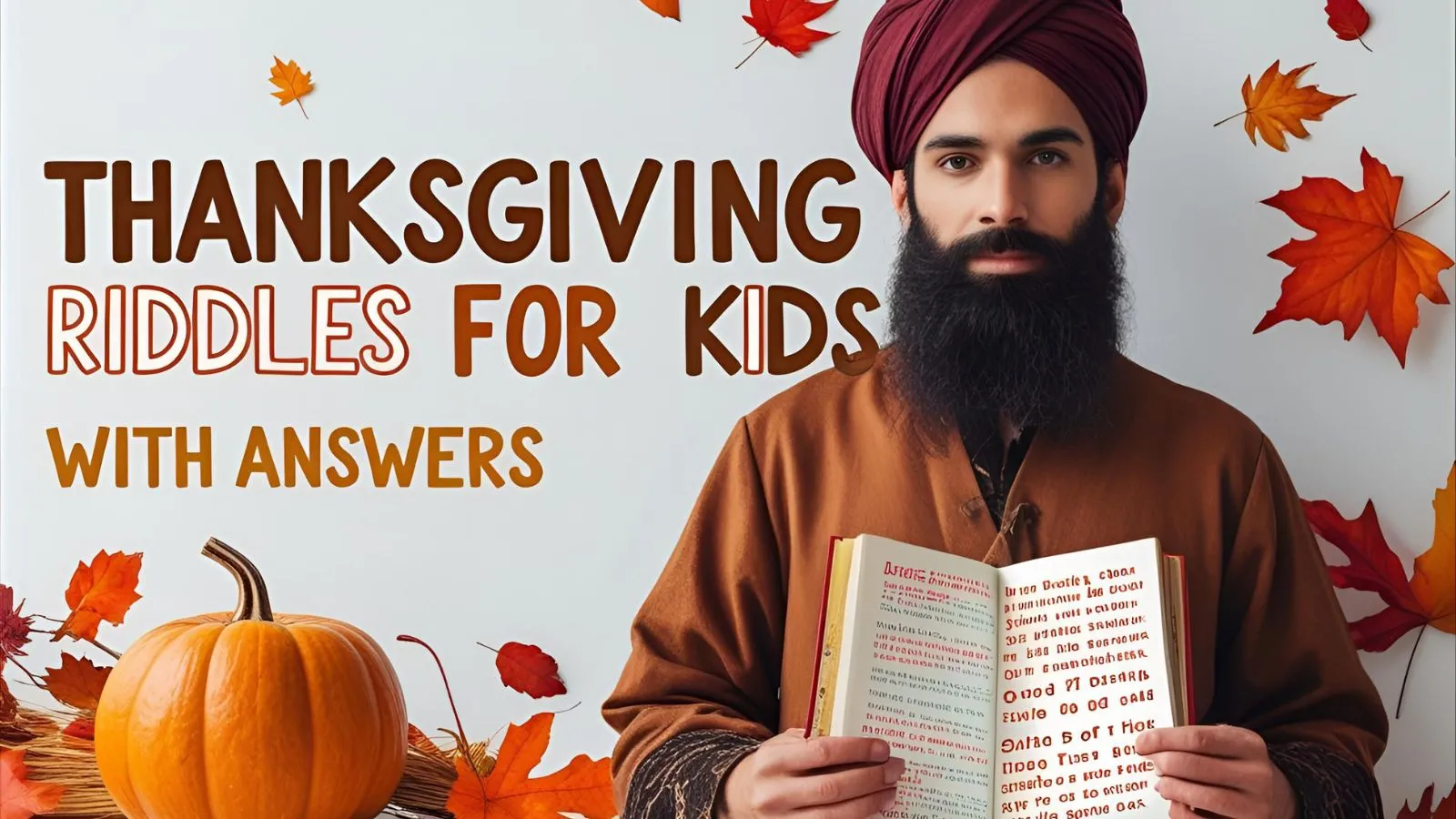 155+Thanksgiving Riddles for Kids With Answers:Hilarious|2025
